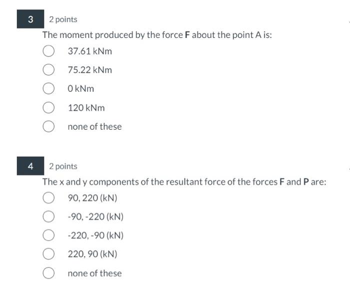 Solved I - 2D Force Couple System Figure 1 shows a two-force | Chegg.com