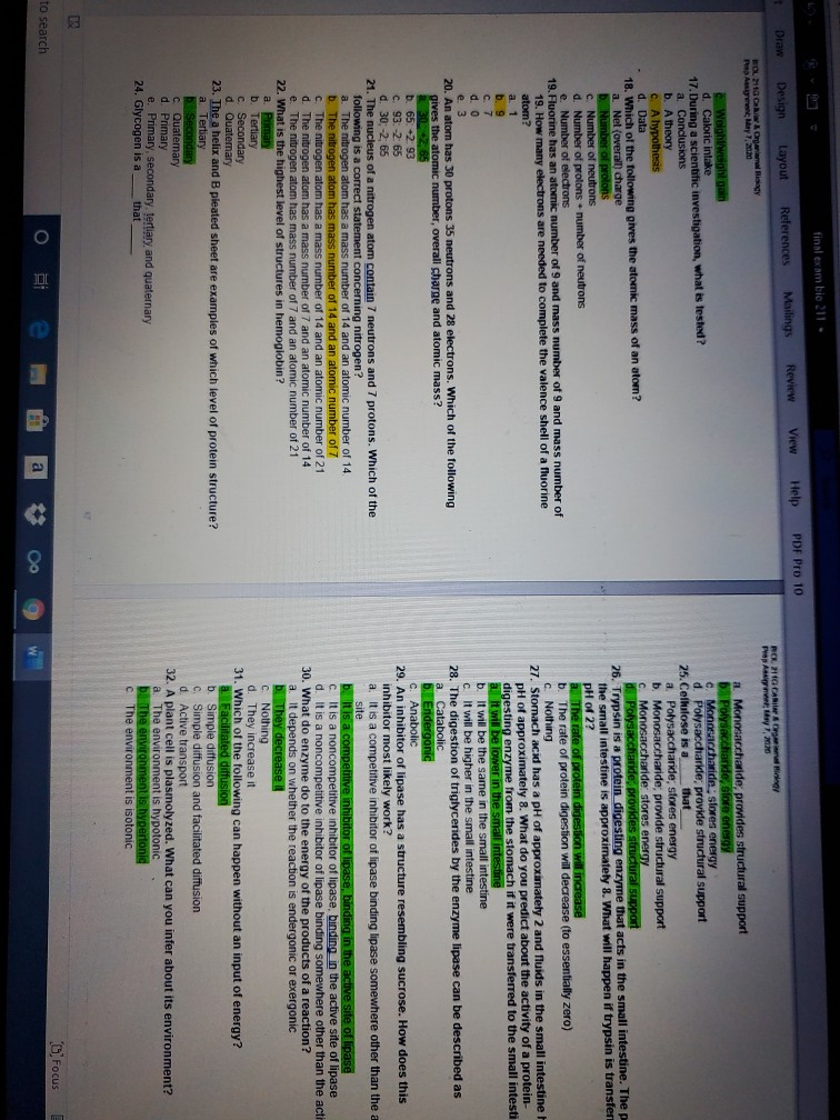 Solved hello can someone please check my answers and if | Chegg.com