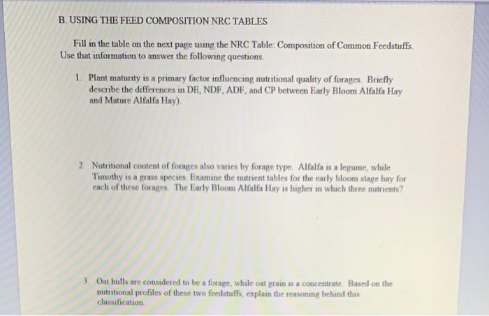 Solved Based on the NRC Table I provided, please help me | Chegg.com