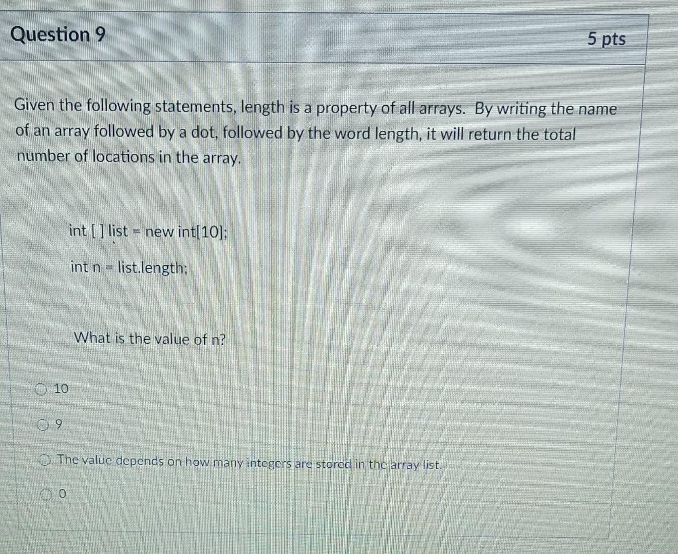 Solved Assume the declaration of the method xMethod is as | Chegg.com