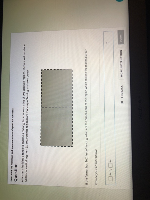 Solved Determine the maximum and minimum values of quadratic | Chegg.com