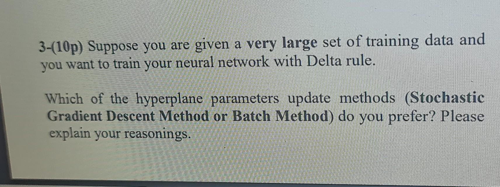 Solved 3-(10p) Suppose you are given a very large set of | Chegg.com