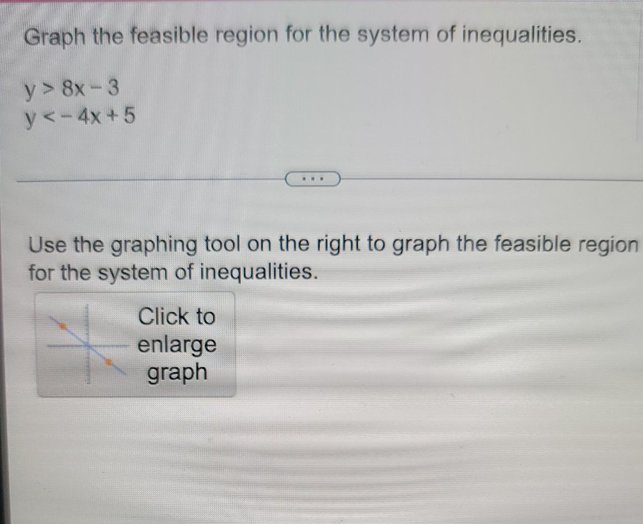 Solved Graph the feasible region for the system of | Chegg.com