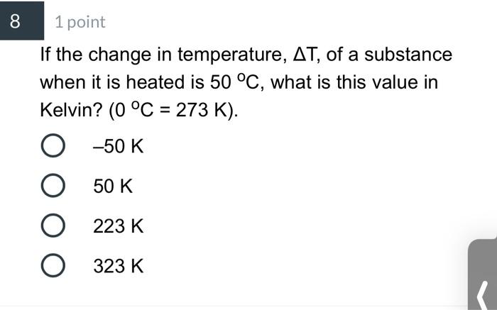Solved 10 1 point The Calorie (Cal) is a unit of energy | Chegg.com