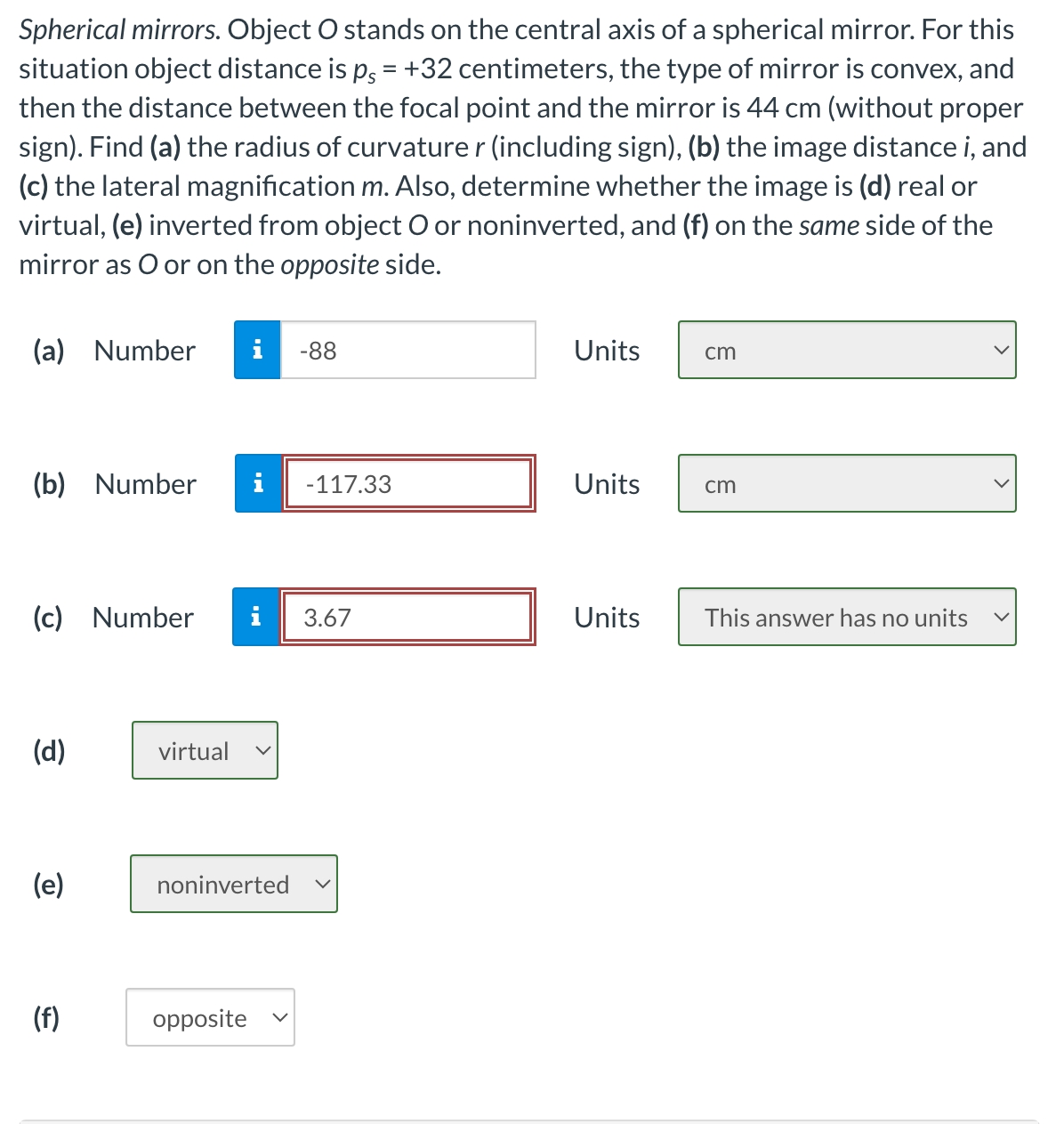Solved Spherical mirrors. Object O stands on the central | Chegg.com