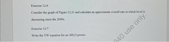 Solved Exercise 12−6 Consider the graph of Figure 12.21 and | Chegg.com