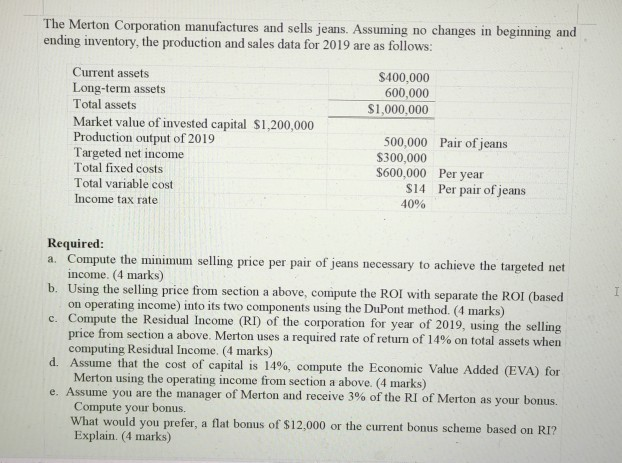 Solved Question 1 20 Marks Watson Company Makes Ice