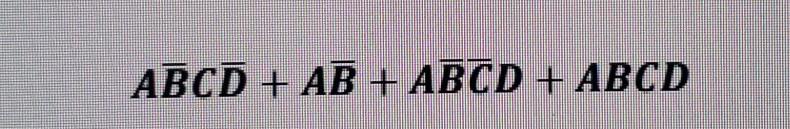 Solved ABCD + AB + ABCD + ABCD | Chegg.com