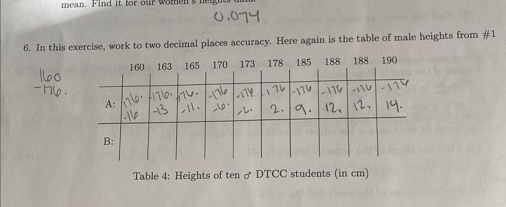 0.0746. ﻿In this exercise, work to two decimal places | Chegg.com
