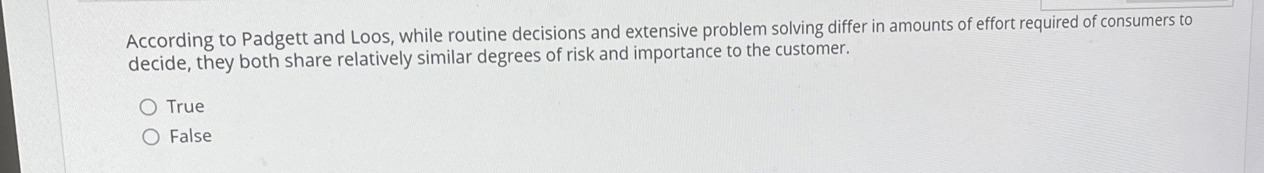 Solved According to Padgett and Loos, while routine | Chegg.com