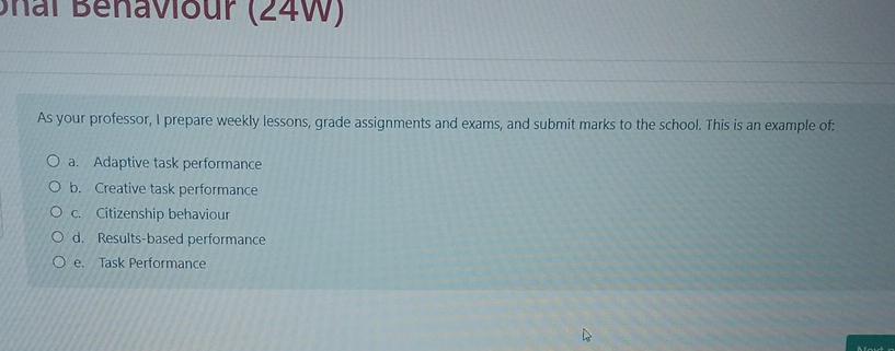 Solved As your professor, I prepare weekly lessons, grade | Chegg.com