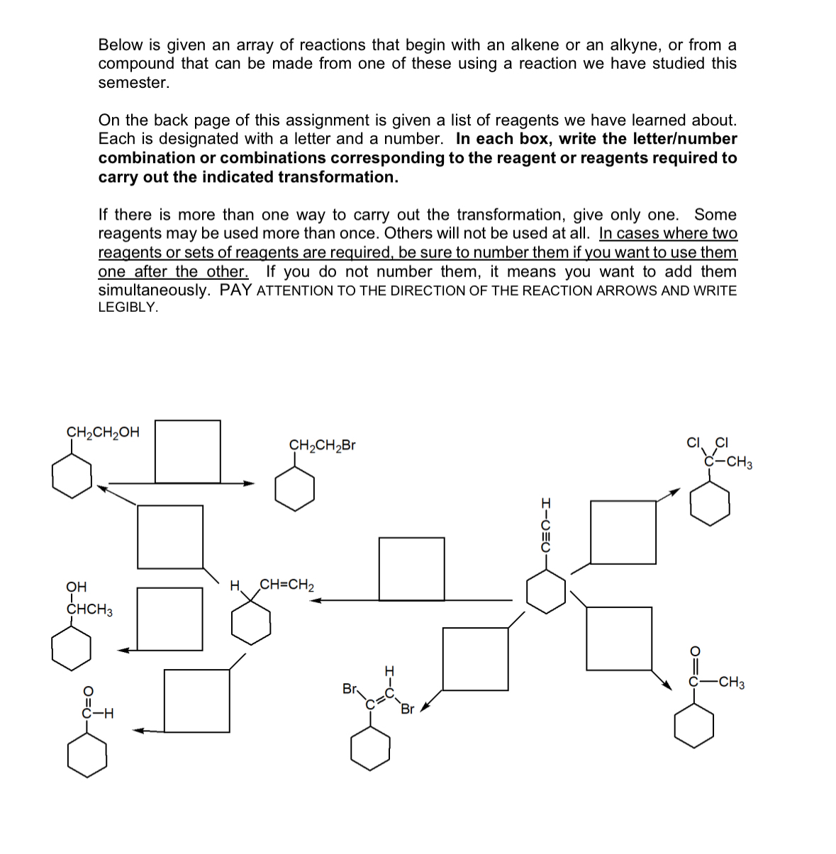 Solved by an EXPERT Below is given an array of reactions that begin with | Chegg.com