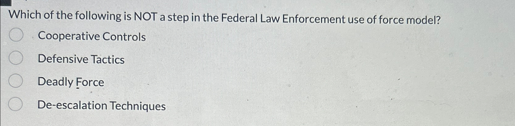 Solved Which of the following is NOT a step in the Federal | Chegg.com