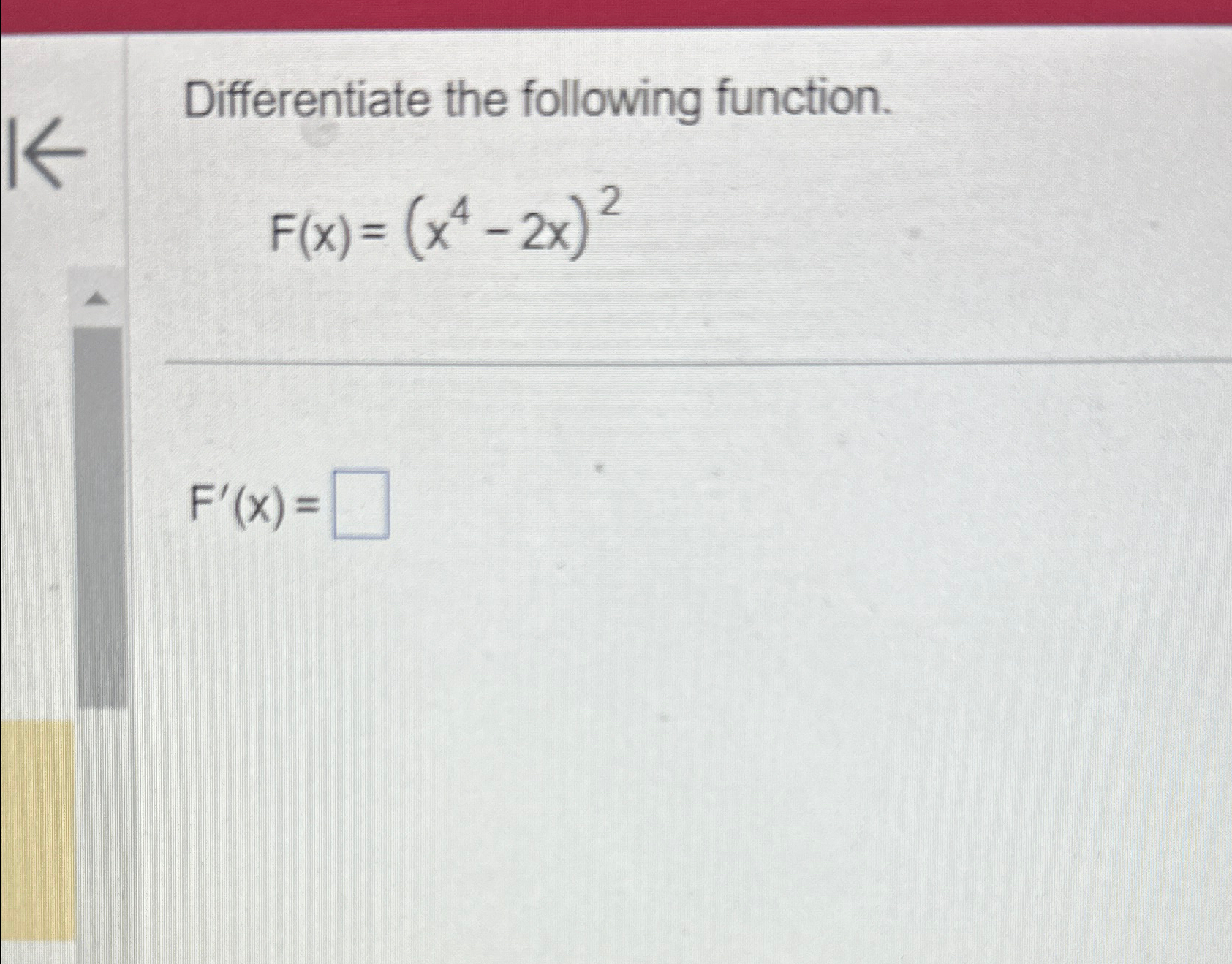 Solved Differentiate the following | Chegg.com