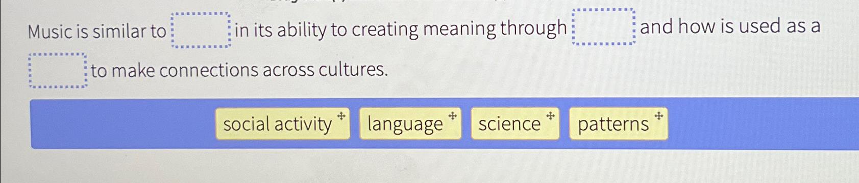 Solved Music is similar to in its ability to creating | Chegg.com