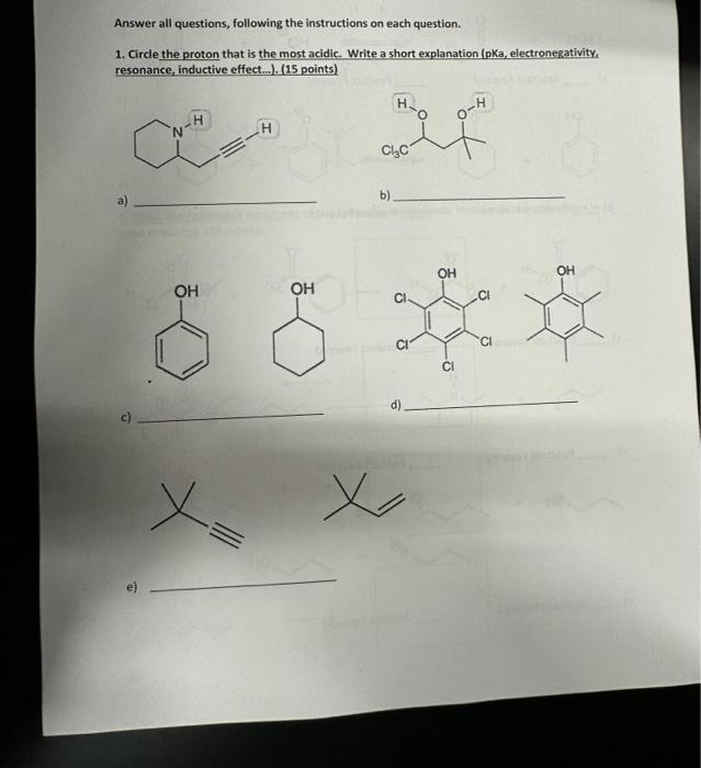 Solved Answer all questions, following the instructions on | Chegg.com