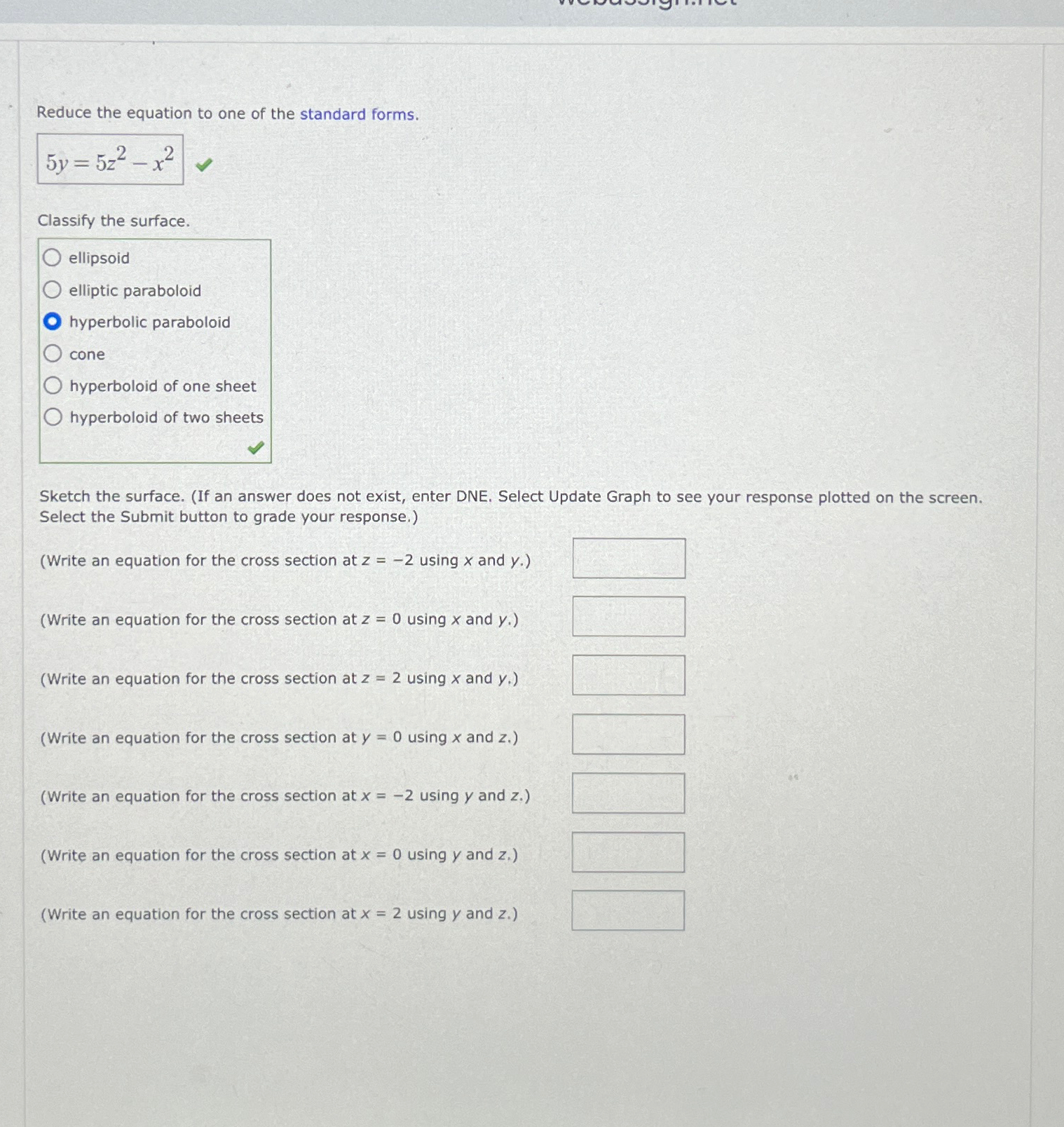 Solved Reduce the equation to one of the standard | Chegg.com