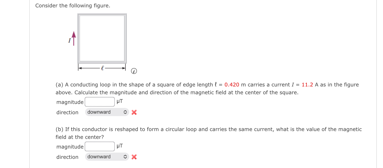 Solved Consider the following figure.(a) ﻿A conducting loop | Chegg.com