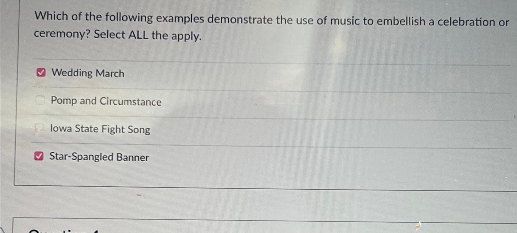 Solved Which of the following examples demonstrate the use | Chegg.com