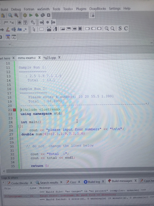 Solved Build Debug Fortran Wxsmith Tools Tools Plugins