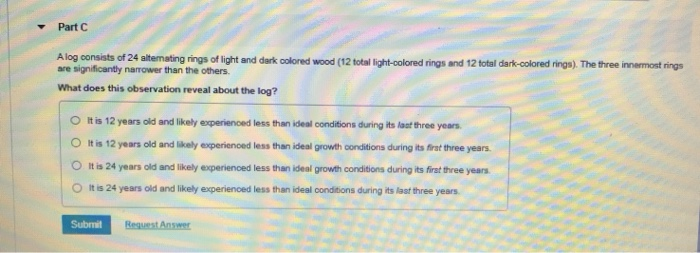 Solved Part Alog consists of 24 alternating rings of light | Chegg.com