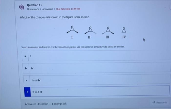 Solved Question 11 Homework Answered Due Feb 18th 1159 