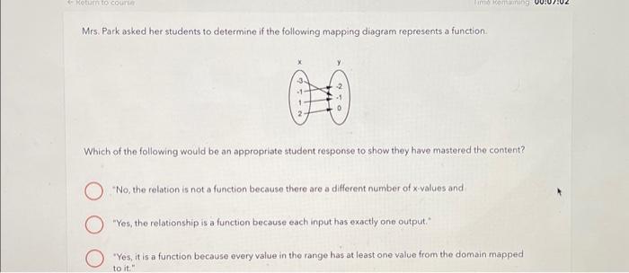 Solved Return to course Mrs. Park asked her students to | Chegg.com