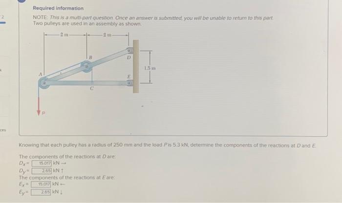 Solved Required information NOTE: This is a multh-part | Chegg.com