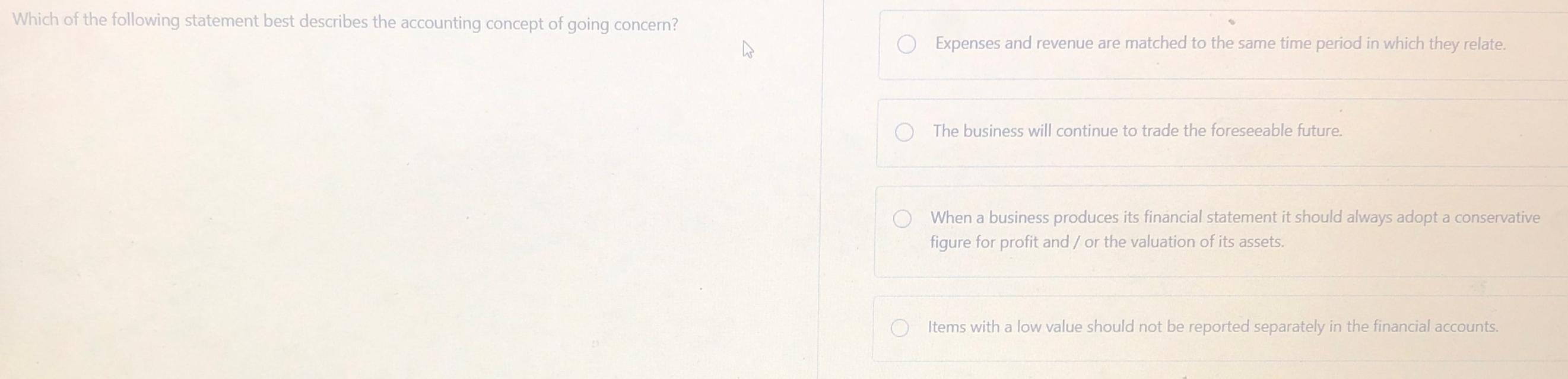 Solved Which of the following statement best describes the | Chegg.com