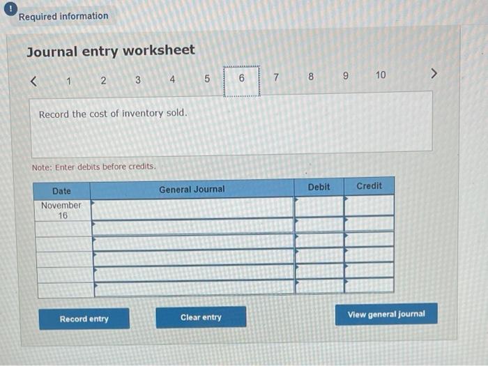 Solved Required information Problem 6-6B Record transactions | Chegg.com