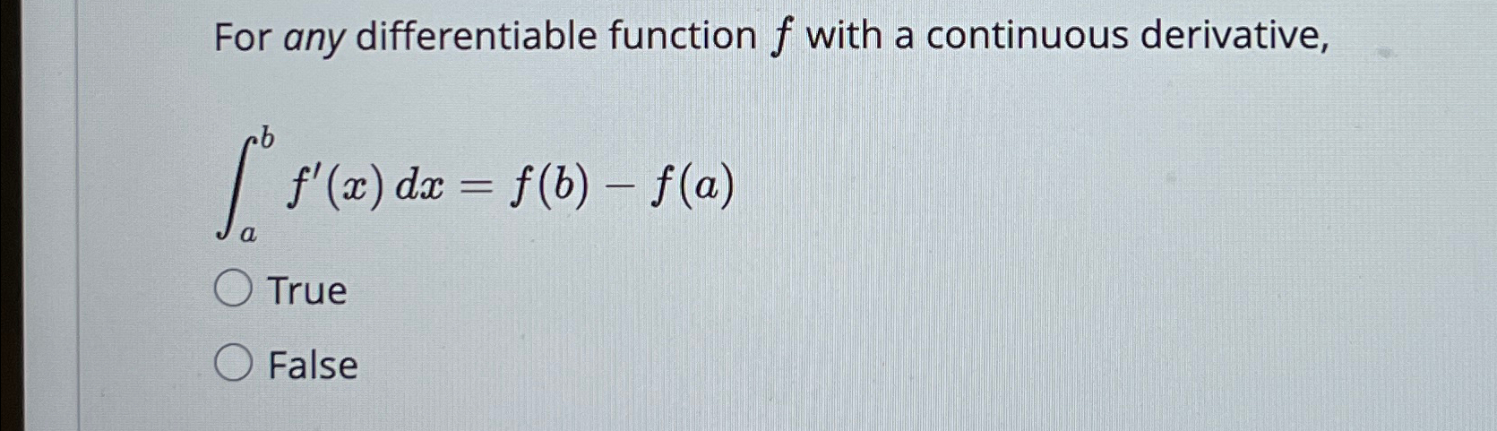 Solved For any differentiable function f ﻿with a continuous | Chegg.com