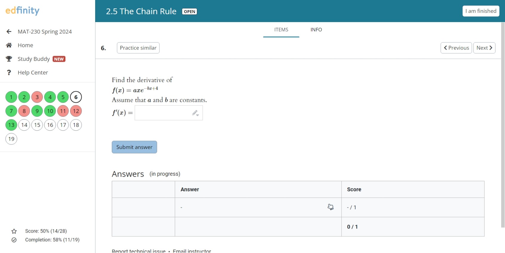 Solved edfinityMAT-230 ﻿Spring 2024HomeStudy Buddy NEW? | Chegg.com