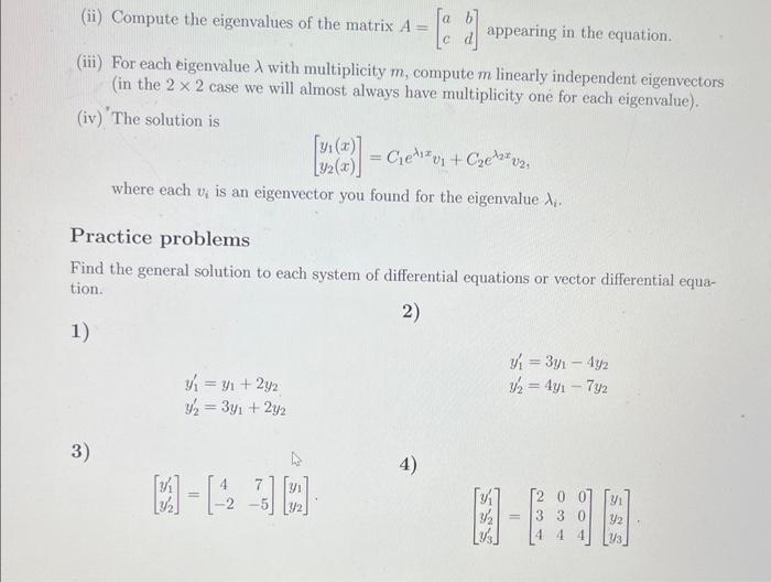 Solved all four practice problems (answer key is second | Chegg.com