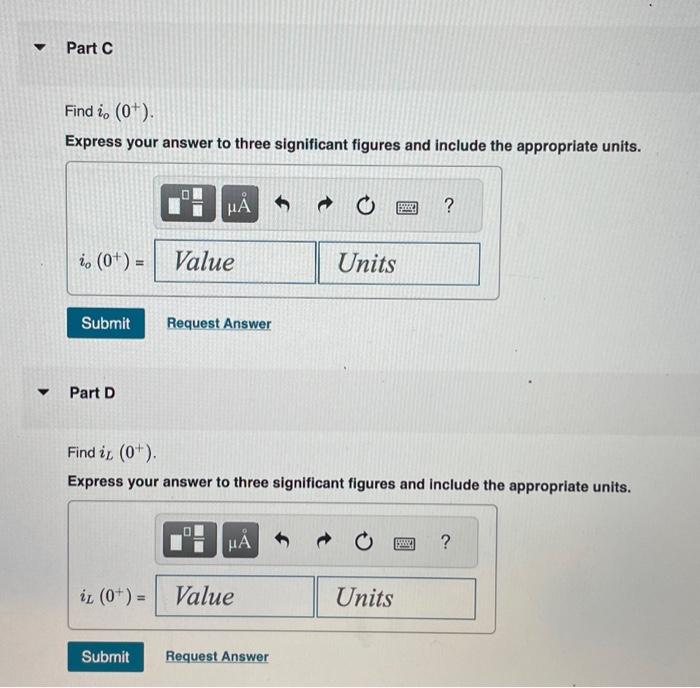 Solved The switch shown in (Figure 1) has been open a long | Chegg.com