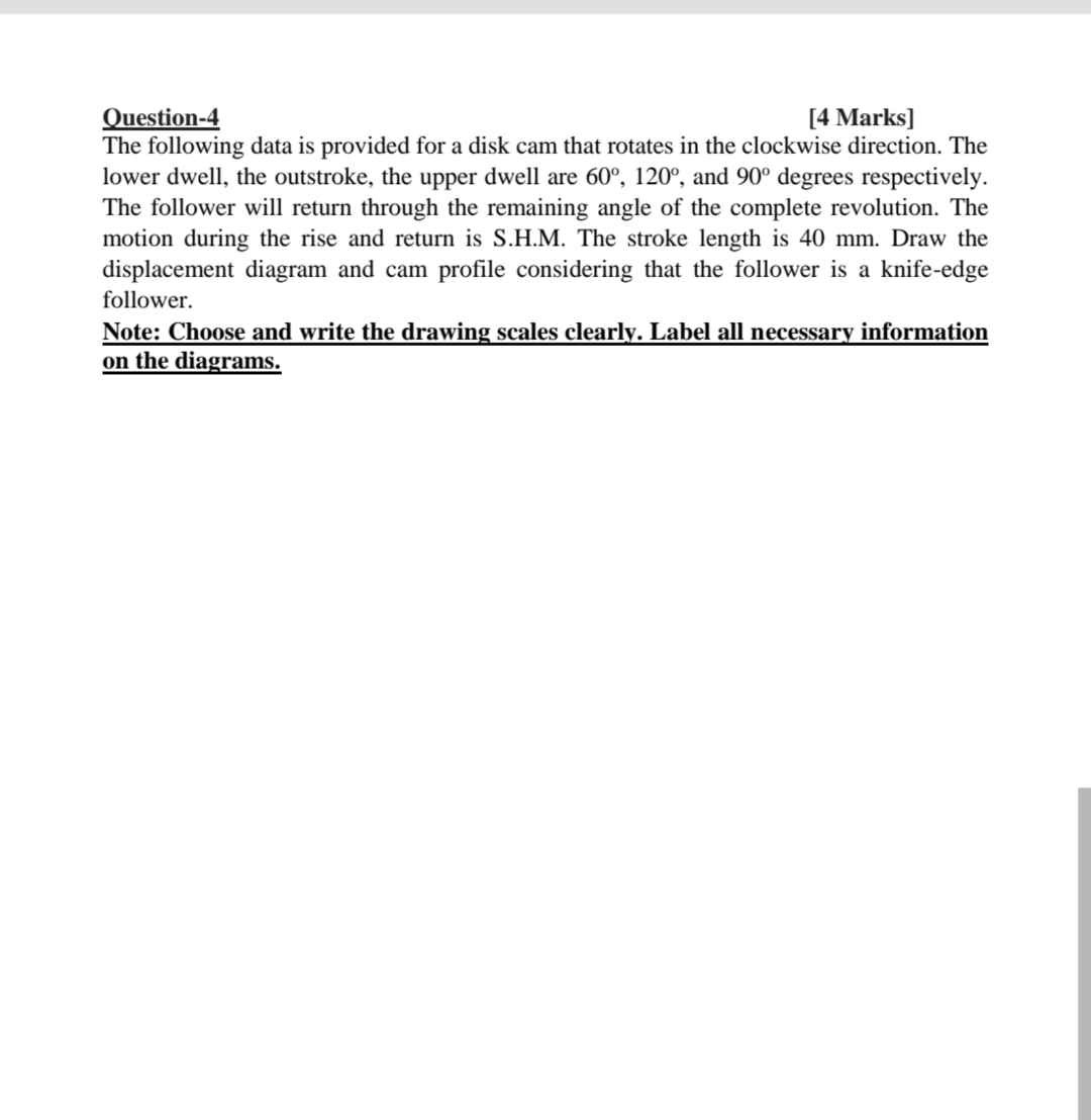 Solved Question-4 [4 Marks] The following data is provided | Chegg.com