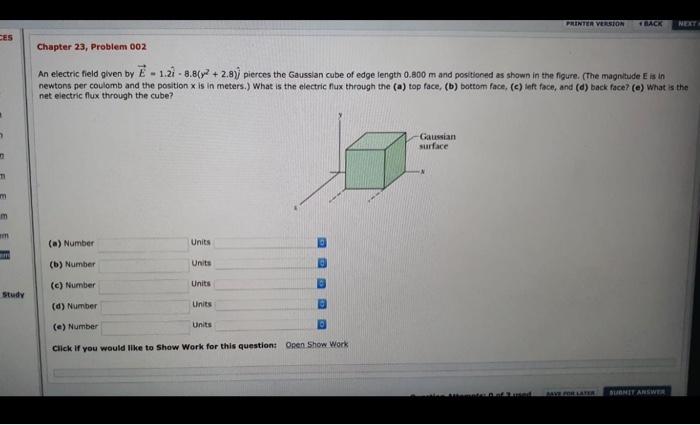 Solved PRINTER VERSION + RACK NEXT Chapter 23, Problem 002 | Chegg.com