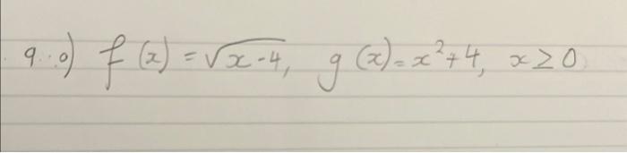 Solved VERIFYING INVERSE FUNCTIONS In Exercises | Chegg.com