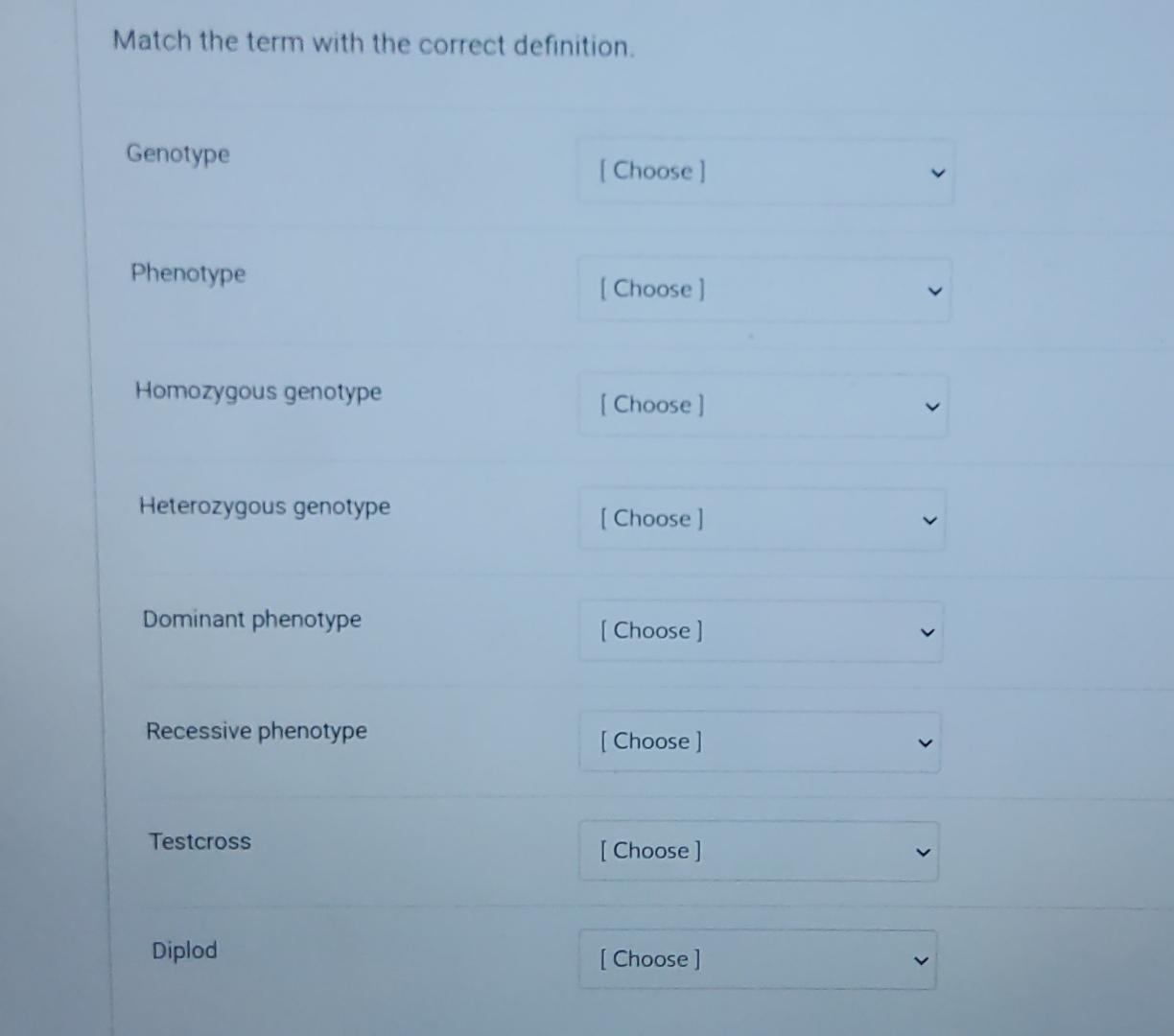 Solved Match the term with the correct | Chegg.com