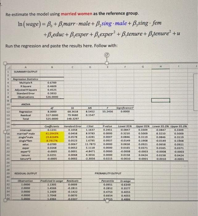 Solved can someone please help me interpret the results of | Chegg.com