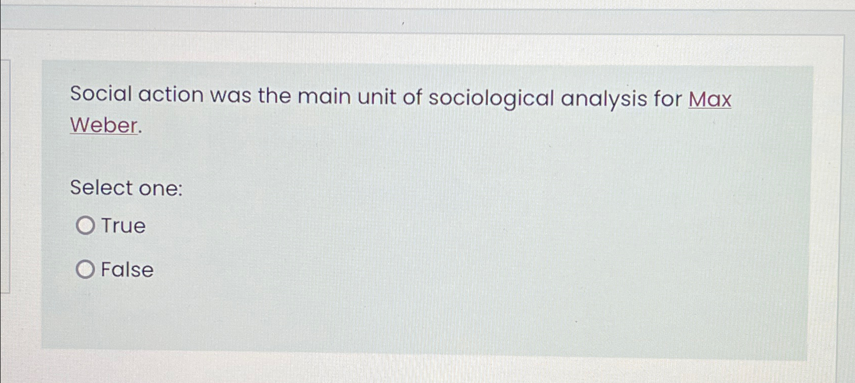 Solved Social action was the main unit of sociological | Chegg.com