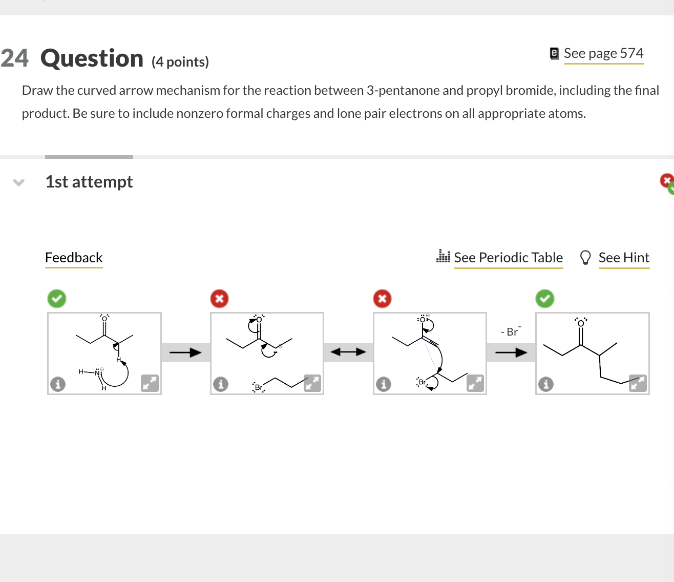 Solved 24 ﻿Question (4 ﻿points)e See page 574Draw the curved | Chegg.com