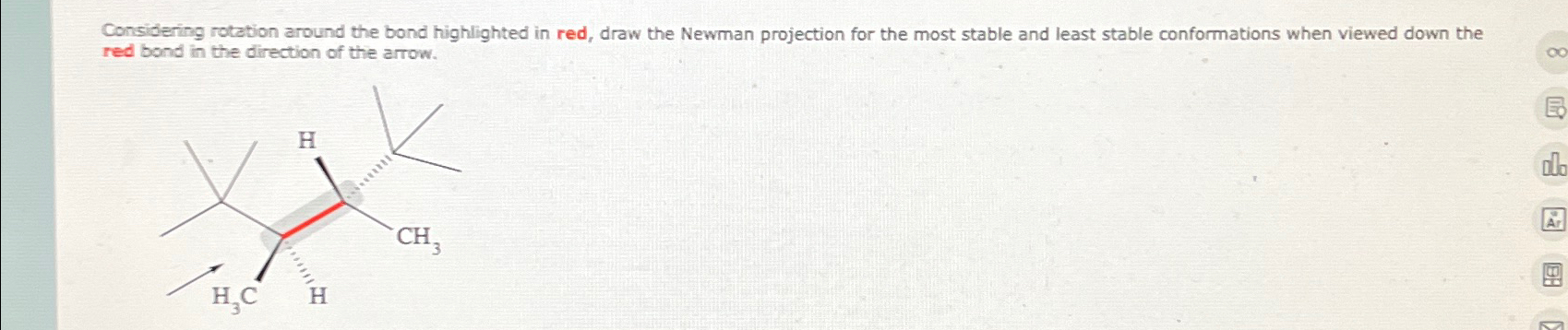Solved Considering rotation around the bond highlighted in | Chegg.com