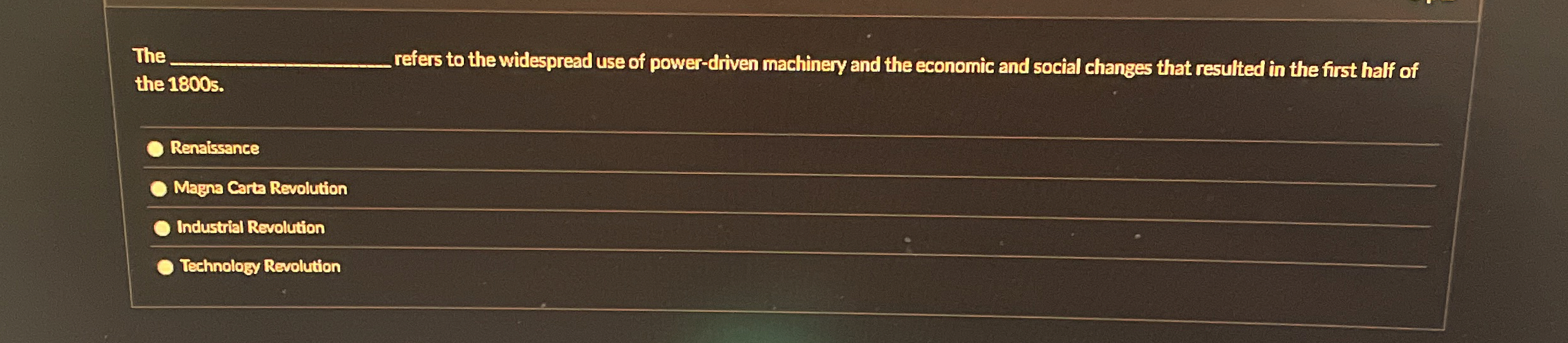 Solved Therefers to the widespread use of power-driven | Chegg.com