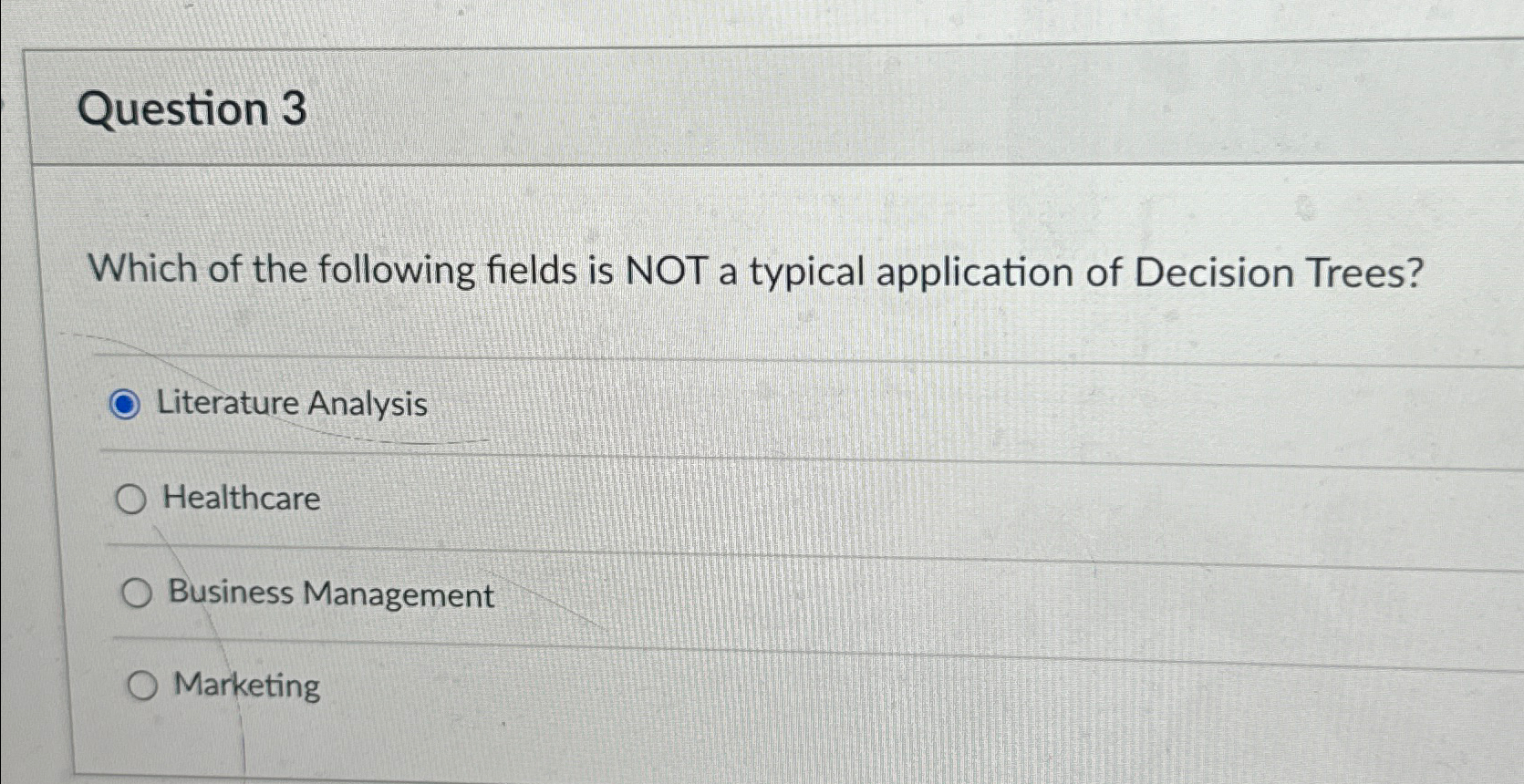 Solved Question 3Which of the following fields is NOT a | Chegg.com