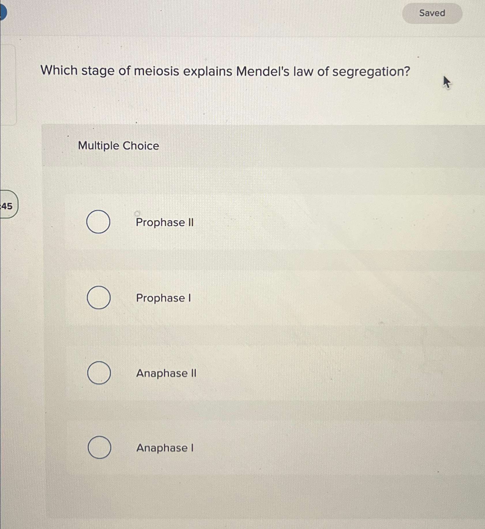 Solved Which stage of meiosis explains Mendel's law of | Chegg.com