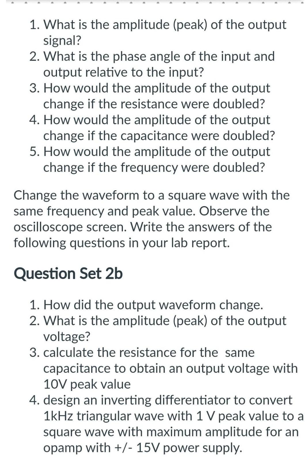 Solved Function generator-XFG1 Waveforms Signal options1. | Chegg.com
