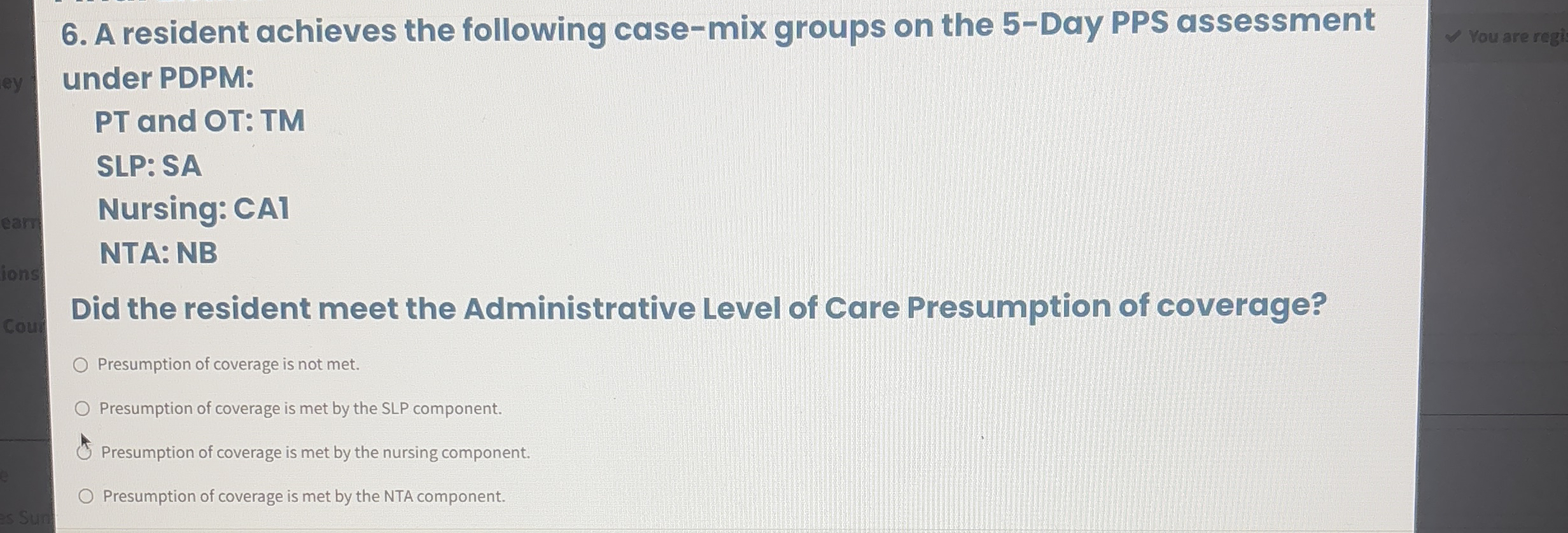 Solved A resident achieves the following case-mix groups on | Chegg.com
