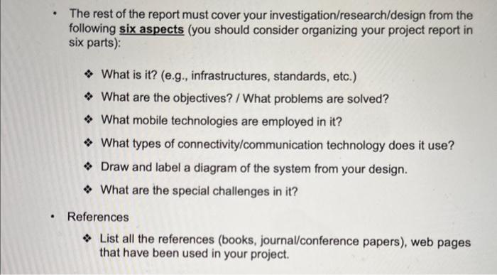 Solved ITEC 2706T - Mobile Technology: Design and Use Winter | Chegg.com