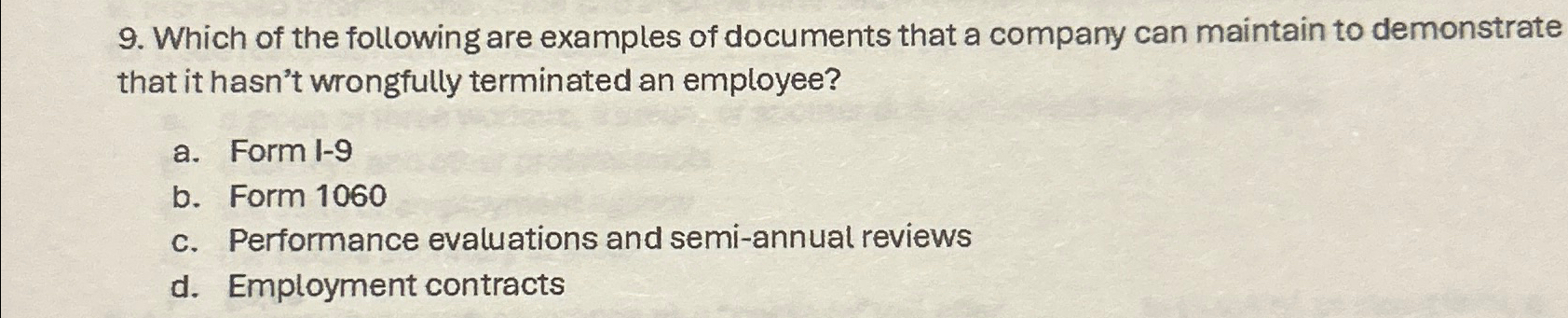 Solved Which of the following are examples of documents that | Chegg.com