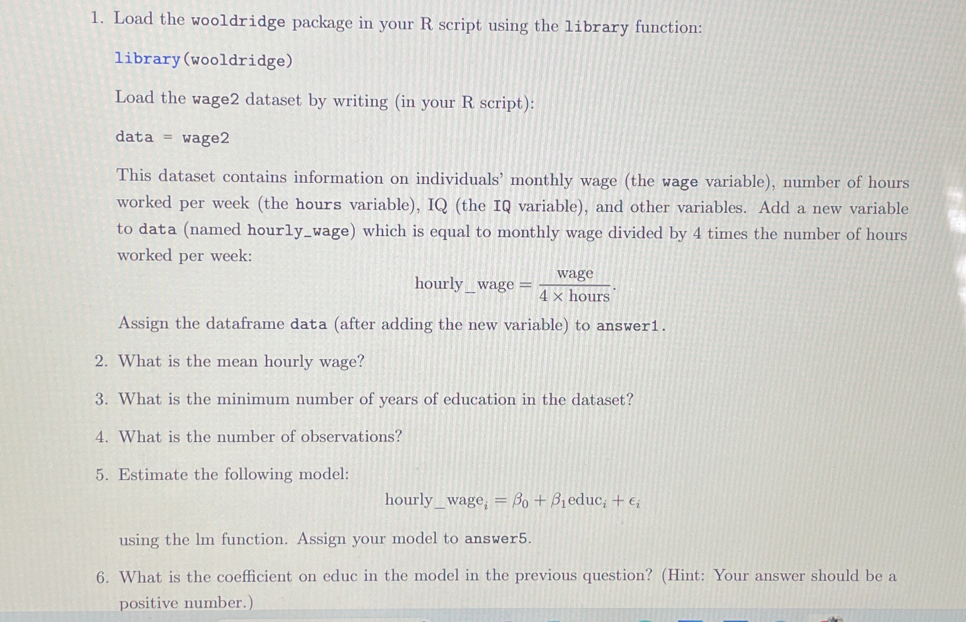 Solved Using R studio I need the line of code that outputs | Chegg.com